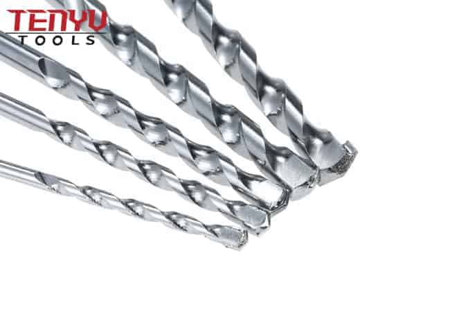 Concrete Drill Bit Set | Zinc Concrete Bits in Plastic Box
