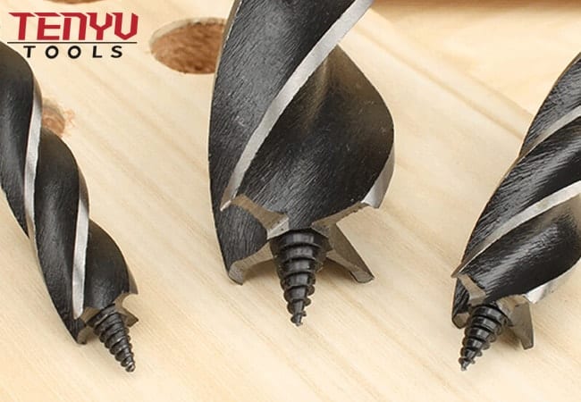 Woodworking Auger Bits | 9Pcs Auger Bit and Extension Set
