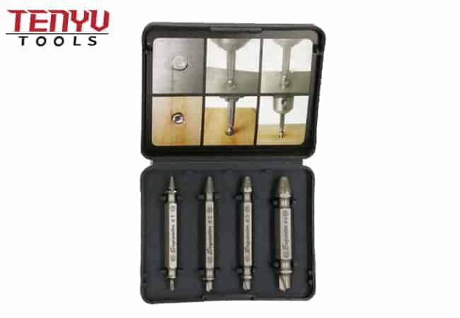Screw Removal Tool | 4pcs Speed Out Screw Extractor Set